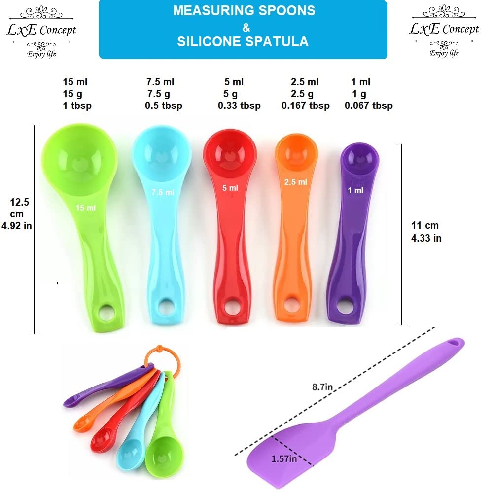 Silicone Butter Mold Set Purple - Holds 8 Tablespoons, 4oz Standard Butter Stick Size, Large Cavity Butter Maker, Non-Stick Butter Tray & spatula, measuring spoons, Ideal For Herb Butter, Brownie Cake