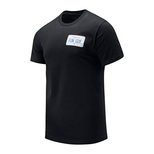 New Balance Men's NB Hoops Back Home Short Sleeve, Black, Large