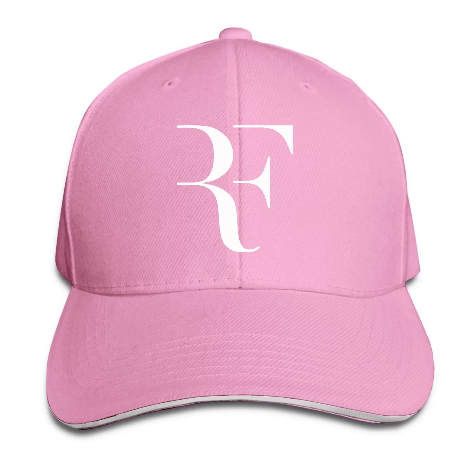 ROGER FEDERER hat Adult Unisex Classic Adjustable Sandwich Baseball caps Hats for Mens&Women's Pink