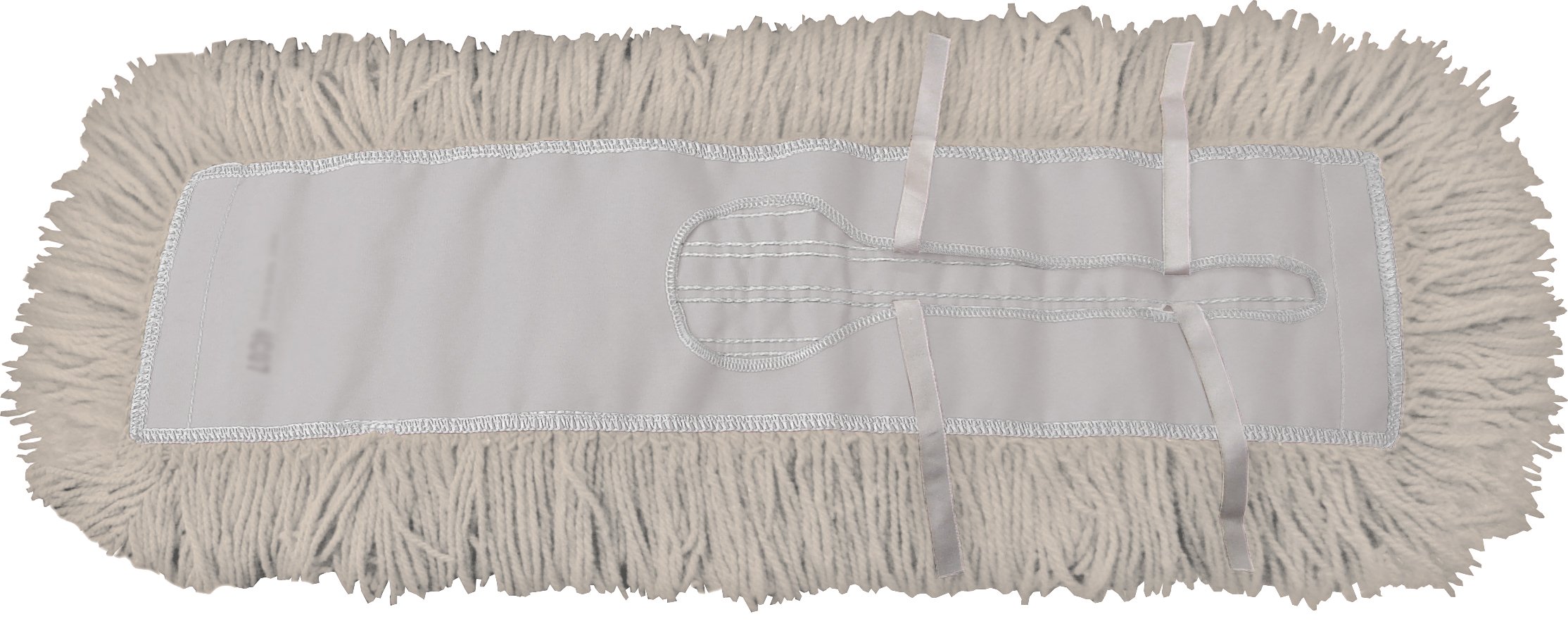 Ultimate Dust Mop Kit: Industrial-Grade Performance, Heavy-Duty Frame, Telescopic Handle - White 18 Inch