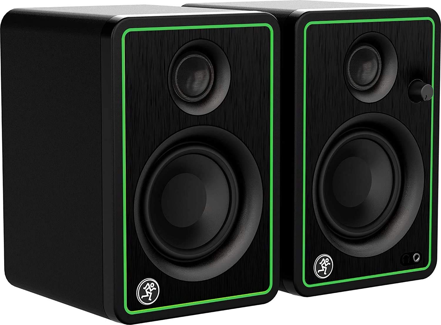 Mackie CR3-X 3-Inch Creative Reference Multimedia Monitors Bundle with Dual 1/4" Stereo to 3.5mm Cable