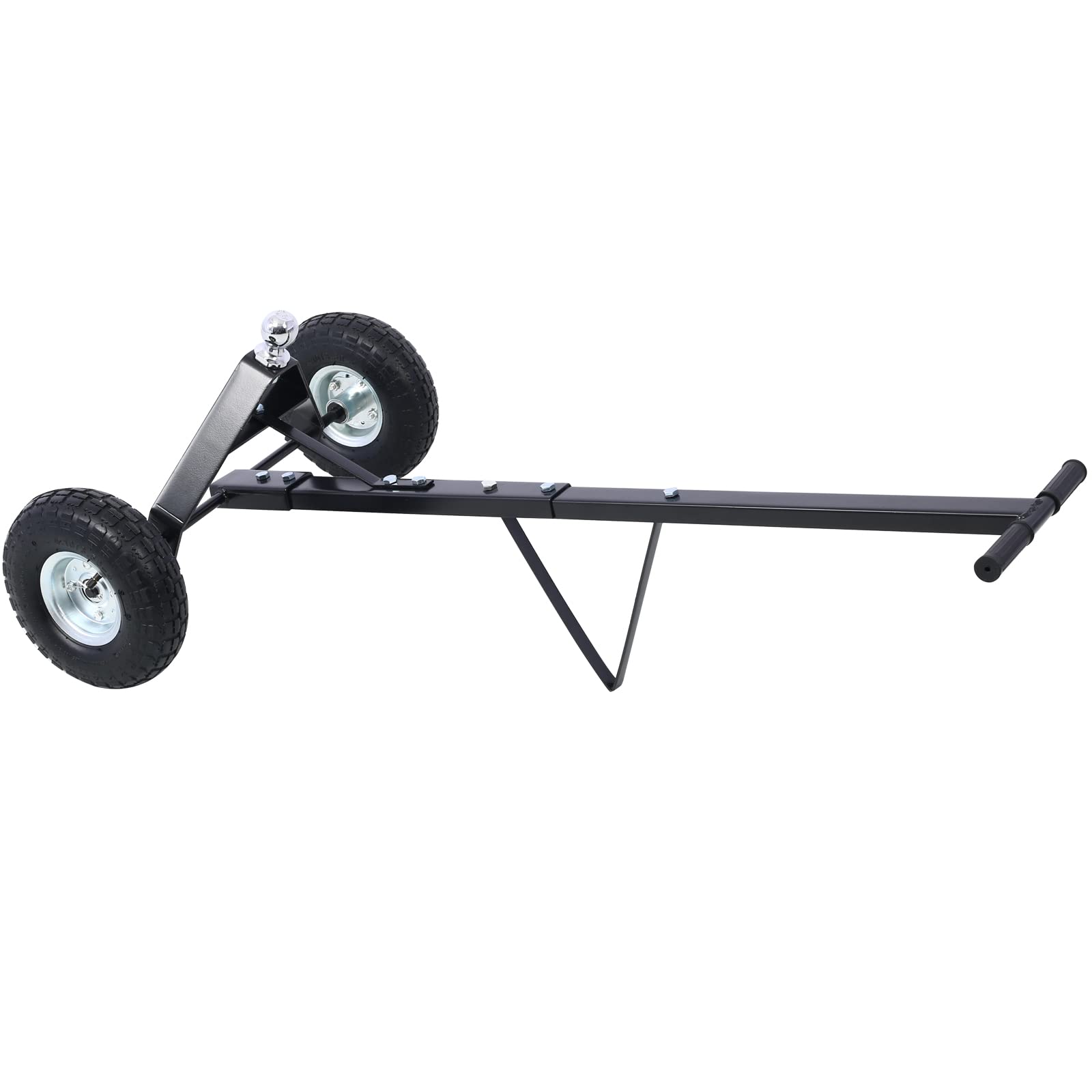 Miscoos Trailer Dolly with Pneumatic Tires - 600 Lb. Maximum Capacity,Black Color