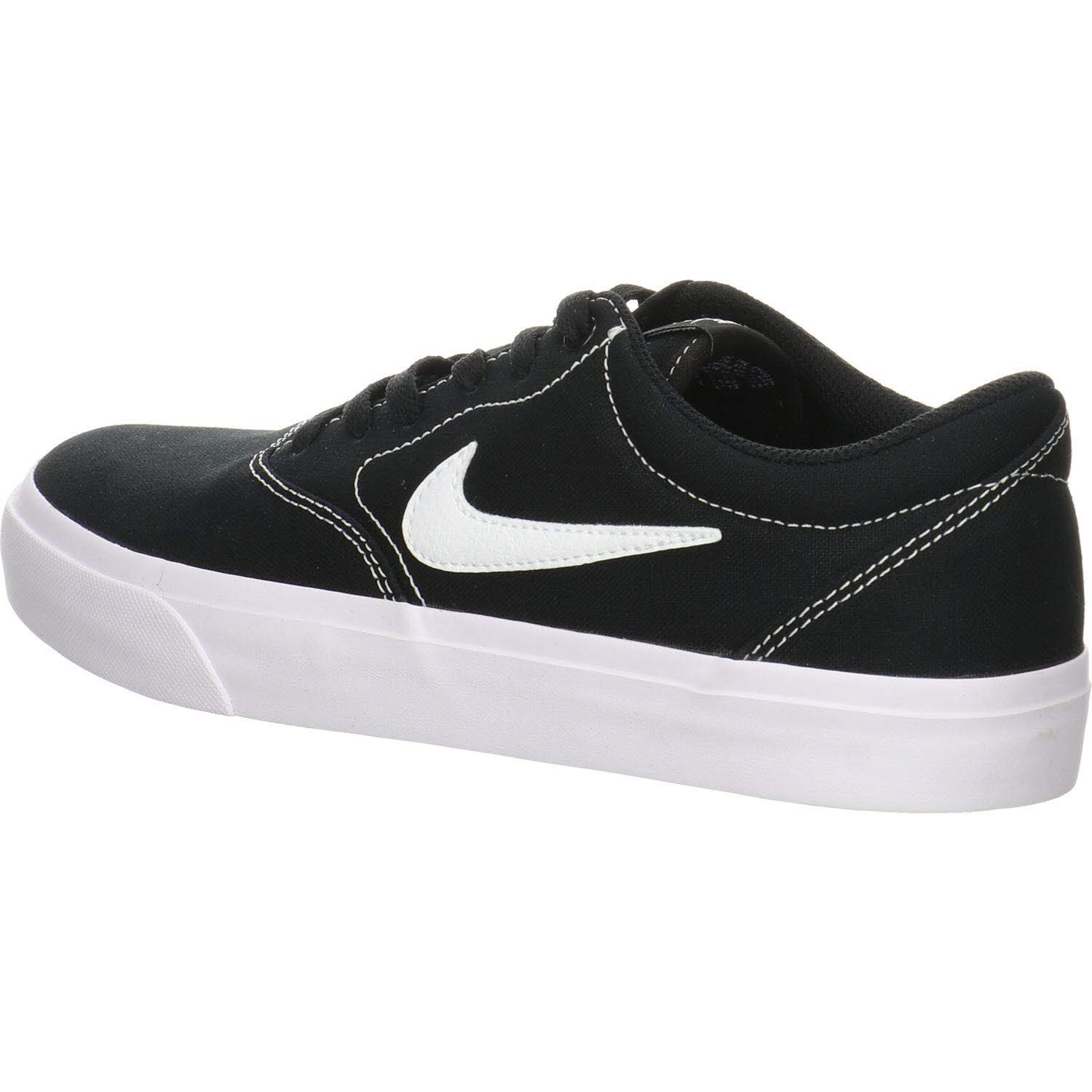 Nike Nike Sb Charge Canvas, Unisex Adult's Skateboarding Skateboarding Shoes, Multicolour (Black/White/Black/Gum Light Brown 6), 7.5 UK (42 EU)