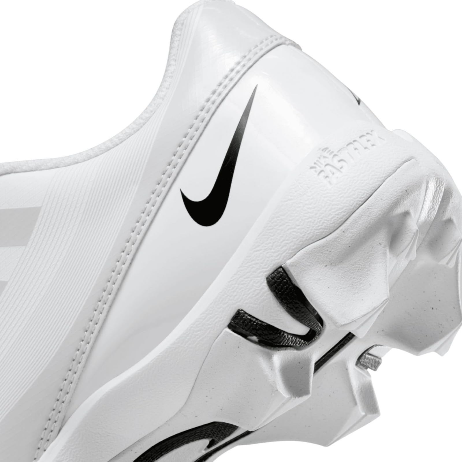 Nike Vapor Edge Shark Men's Football Cleat (us Footwear Size System, Adult, Men, Numeric, Medium, Numeric 10), White/Black-LT Smoke Grey