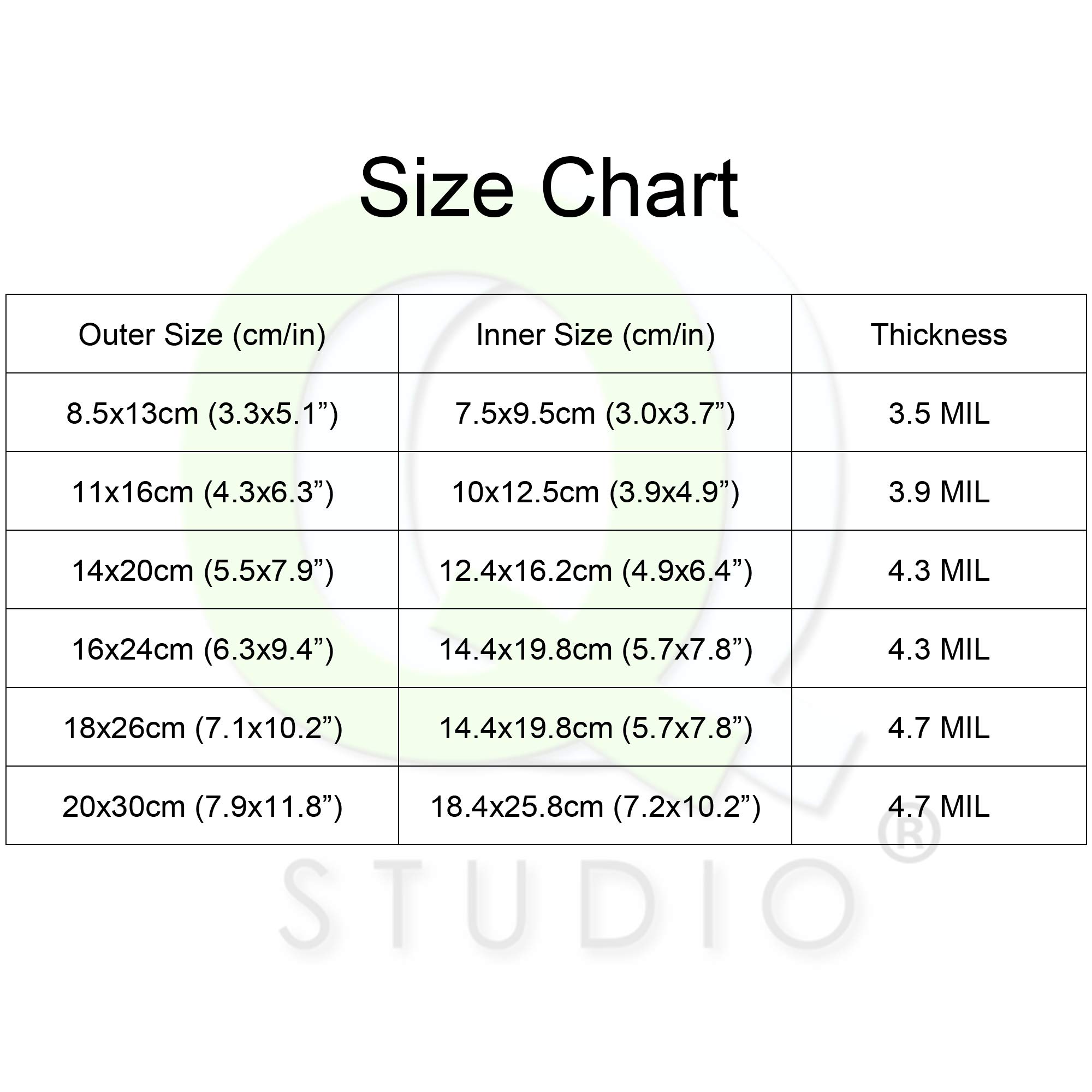 QQ Studio Pack of 100 Windowed or Double Sided Holographic Stand Up Packaging Bags with QuickQlick™ Seal for Food and Snacks (Double-Sided Silver Base Hologram, 16x24cm (6.3x9.4"))