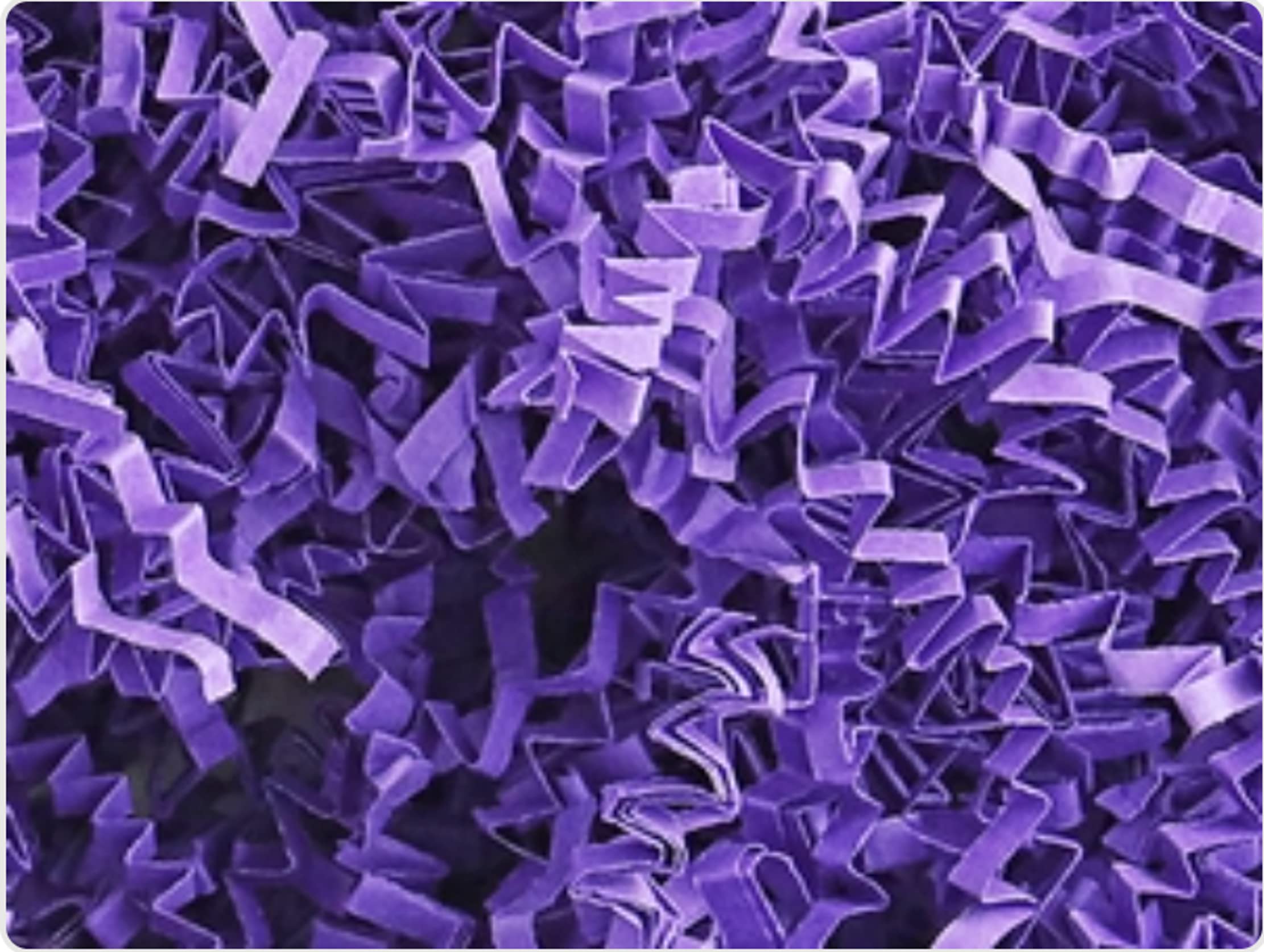 Mozingo 10 LB Crinkle Cut Paper Shred Filler for Gift Bags Packing Boxes and Stuffing Baskets Bulk (10 LB, Purple)