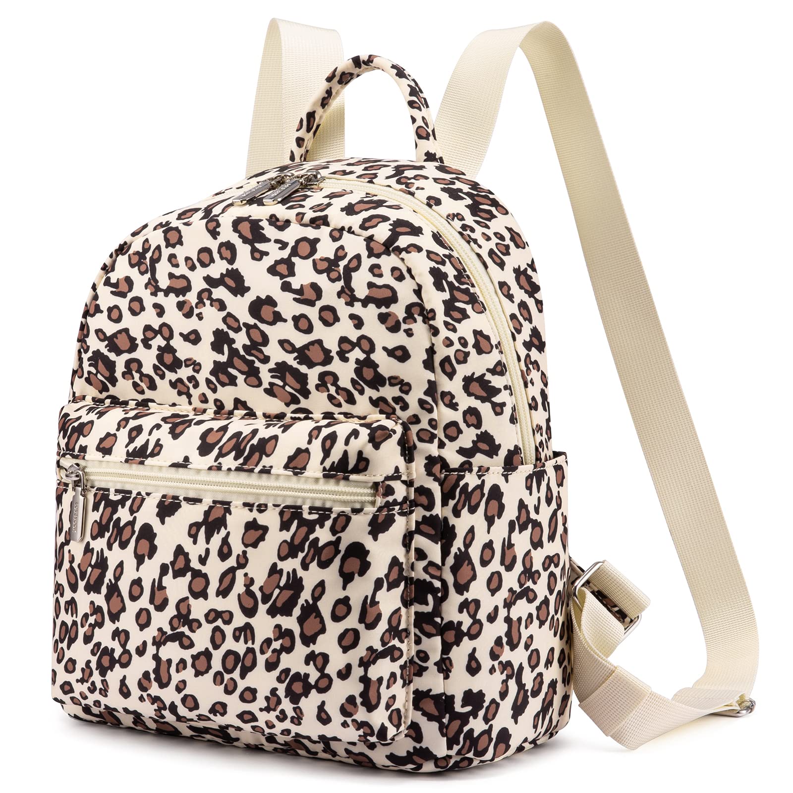 LOVEVOOK Mini Backpack for Women Light Weight Small Waterproof fashion Backpack Purses Daily Backpack Leopard