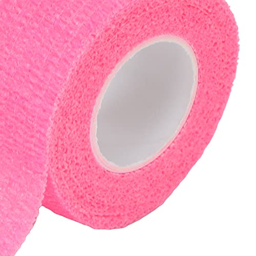Self Adhesive Bandage, Cohesive Bandage 10 Rolls 1 Inch X 2 Yards for Fingers for Sports Injury