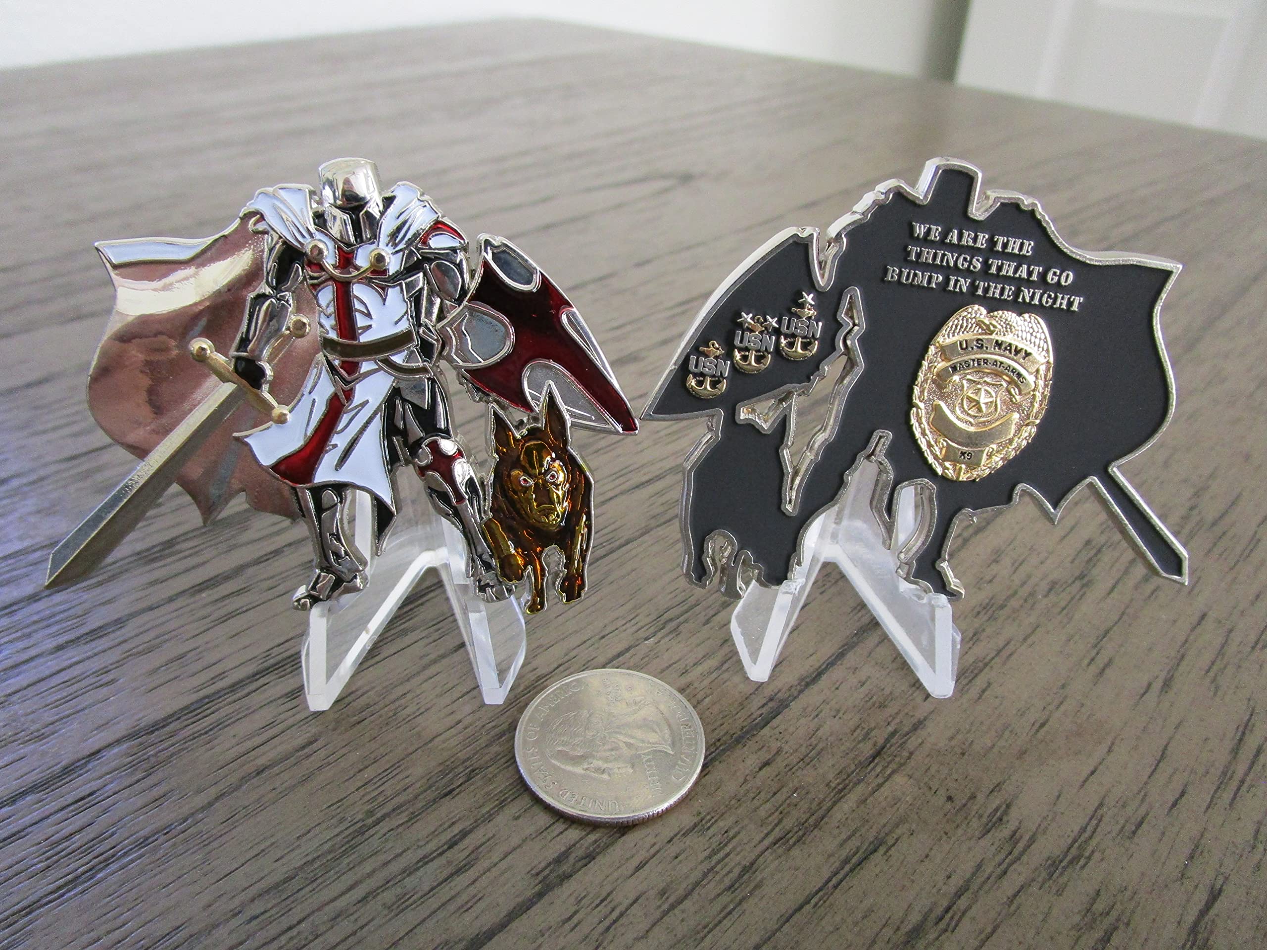 United States Navy Master at Arms k9 Canine CPO Challenge Coin