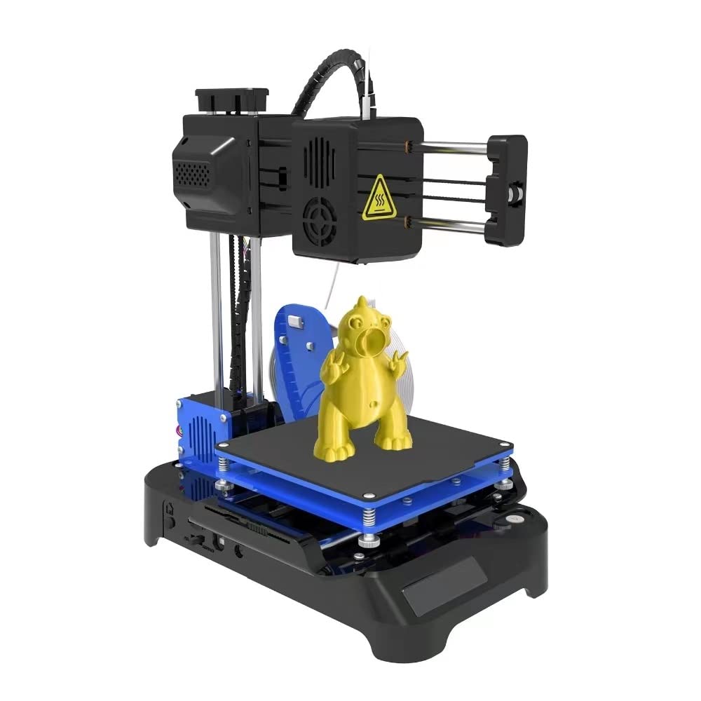 Mini 3D Printer Beginners Entry Level Low Noise Use PLA TPU 1.75mm Filament Printing Size 100x100x100mm (Color : Black, Size : TF Card Offline_US)