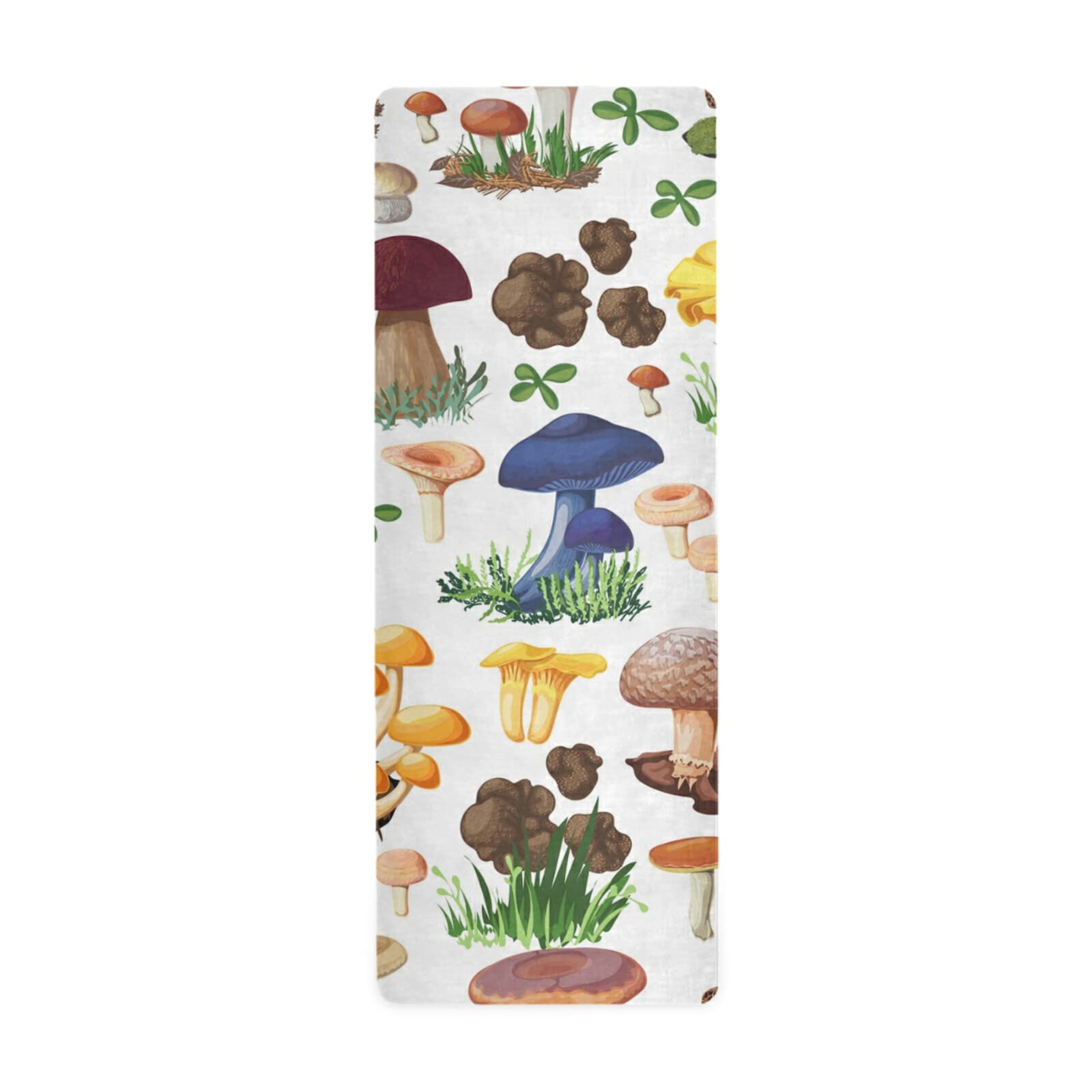 senya Mushroom Yoga Mat Cover, Non Slip Exercise Mat Cover High Performance Grip, Coming with Carry Bag(226rh7a)