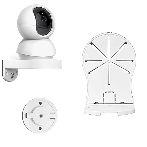 WiTi Wall Mount Bracket for Tapo IP Camera Easy Installing,Plastic PT Cameras Holder Indoor Security Systems,Support CCTV Cameras Cables Storage in The Junction Box