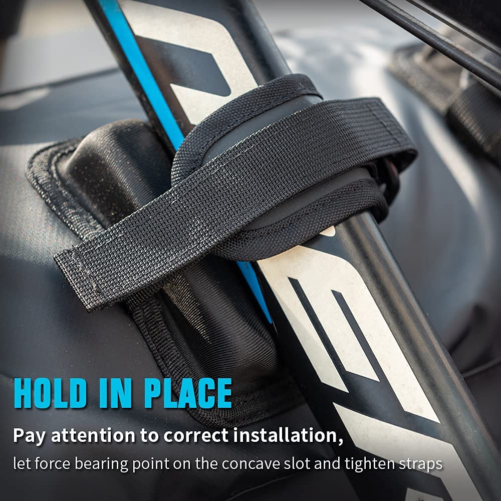 MICTUNING Rear Tailgate Pad for Bike 60'' with Tool Pocket Bicycle Tailgate Protection Pad Universal for Mountain Bike Transport 6 Bikes