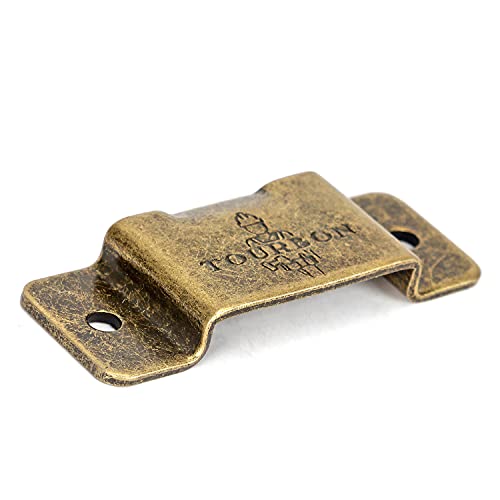 TOURBON Heavy Duty 2 Pieces Metal Tape Measure Holder Clip