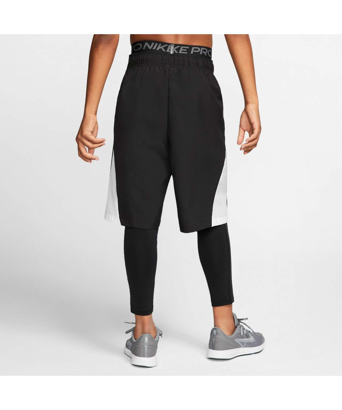 Nike Boys Pro Tight CK4546-010 Size L Black/White