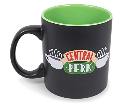 Silver Buffalo Friends Central Perk Doodle Logo Ceramic Mug | Holds 20 Ounces