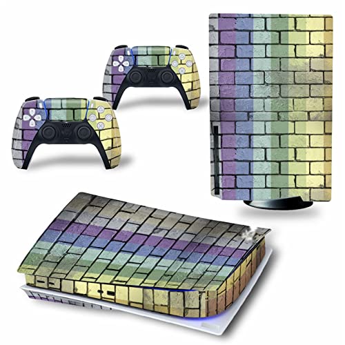 Top factory BUCEN for PS5 Skin Disc Edition & Digital Edition Console and Controller Vinyl Cover Skins Wraps Scratch Resistant, Compatible with for PS5 896322 Anti Scratch (Size : Disc Version)