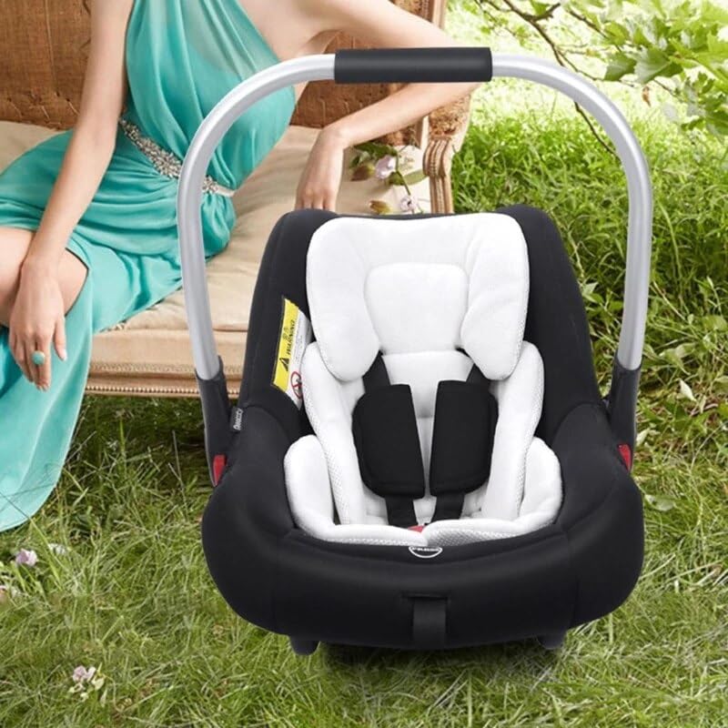 ZOBRO Baby Support Cushion Pillow Cozy Sleeping Head and Body Support Mat Car Seat Support Pillow for Stroller Car Seat High Chair,Black