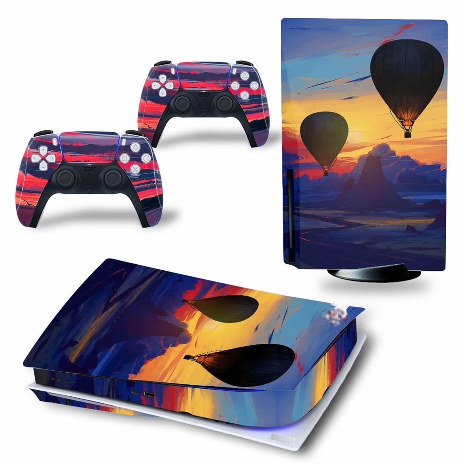 Top factory BUCEN for PS5 Skin Disc Edition & Digital Edition Console and Controller Vinyl Cover Skins Wraps Scratch Resistant, Compatible 98383 Anti Scratch (Size : Disc Version)