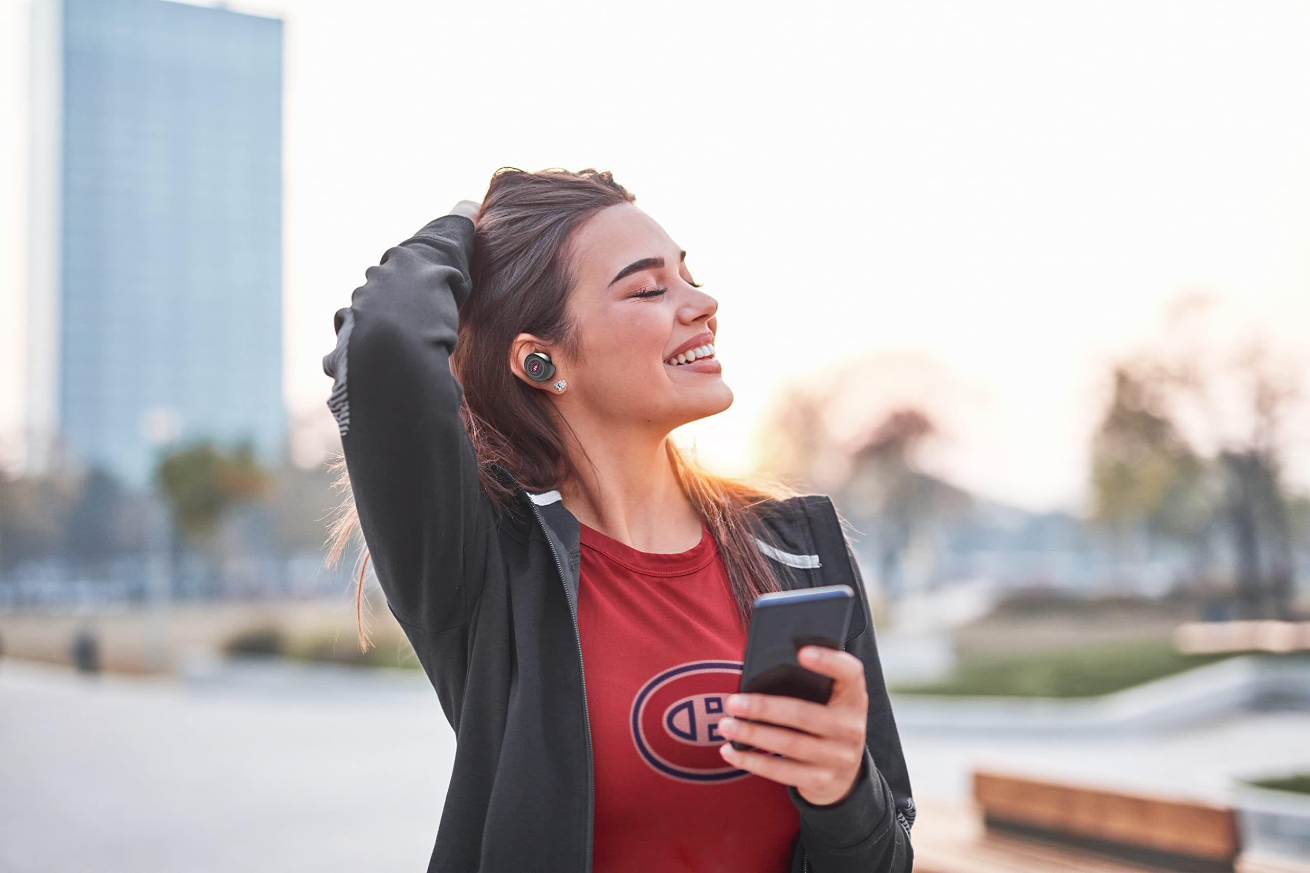 NHL Montreal Canadiens True Wireless Earbuds, Team Color