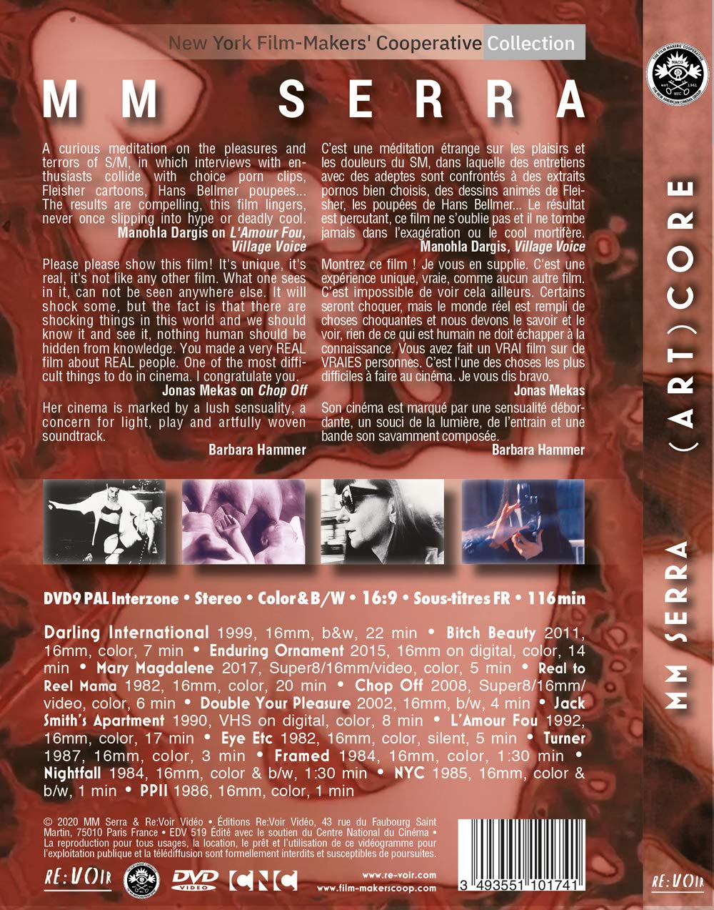 MM Serra-(Art) Core Collection ( Darling International / Bitch-Beauty / Enduring Ornament / Mary Magdalene / Real to reel Mama / Chop Off / Double Your P [ NON-USA FORMAT, PAL, Reg.0 Import - Fra