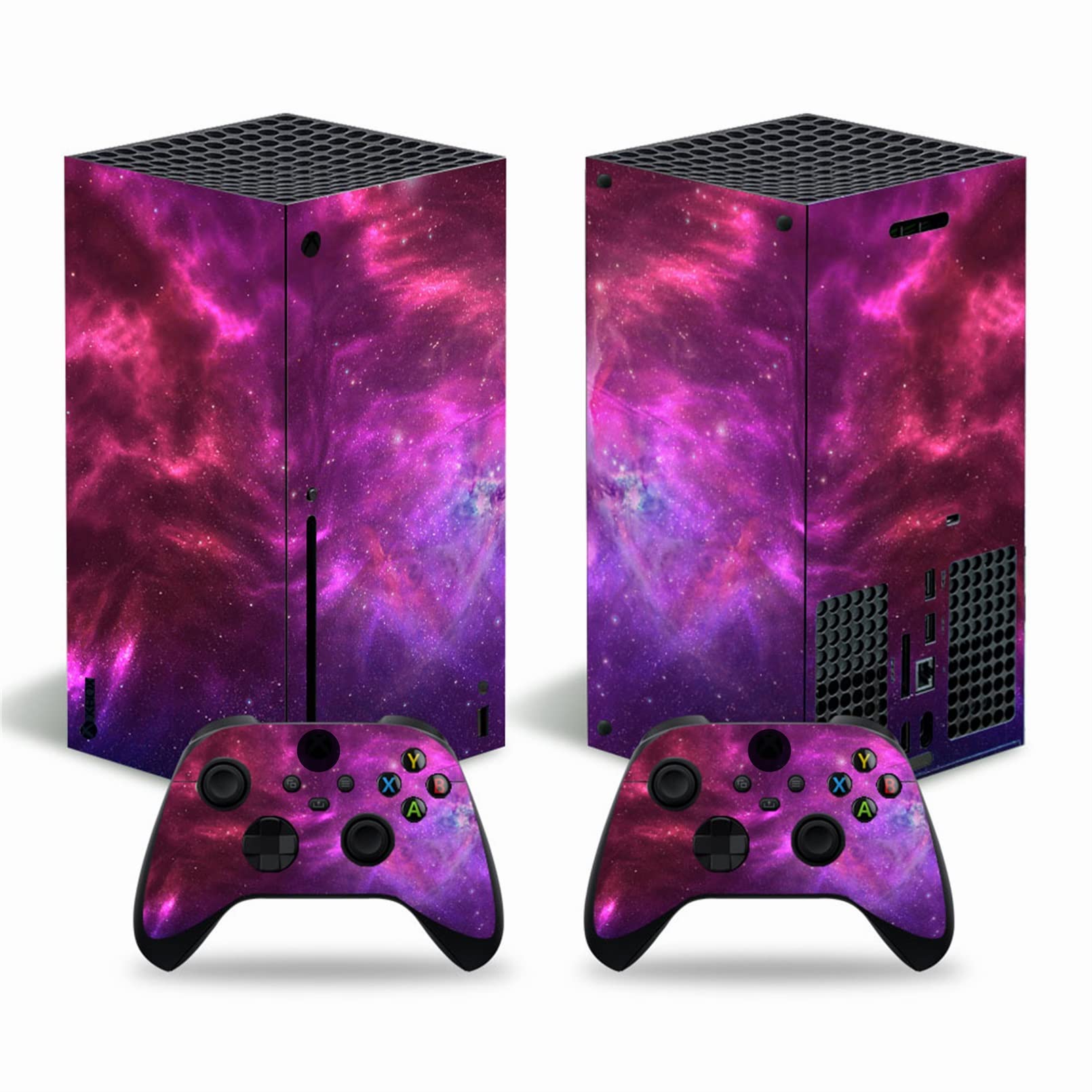 Top factory Skin Decal Protective Vinyl Skin Decal Cover for Series X Console Skins Wrap Sticker with Two Free Wireless Controller Decals 79815 Decal