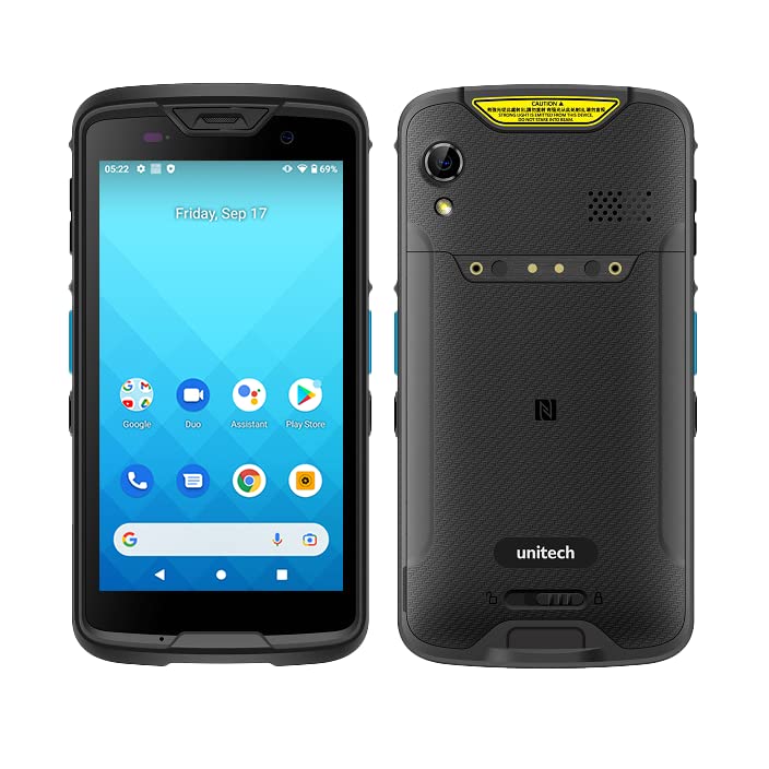 Unitech America EA520, 2D Engine SE4710, Android 11, GMS, BT 5.0, WiFi, 4G, 13MP Camera, Battery, USB Charger, EA520-NAGFUMDG