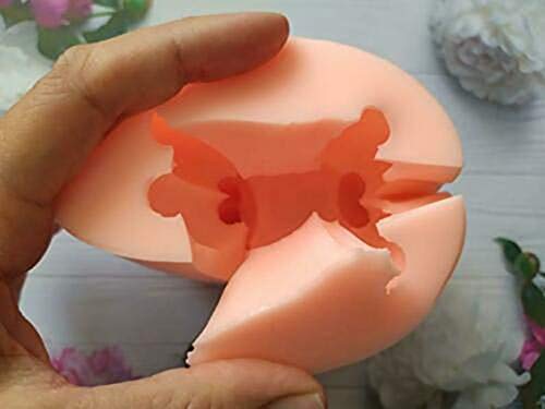 soap Molds Resin Beeswax candle, plaster 3d Balloon dog silicone Mold