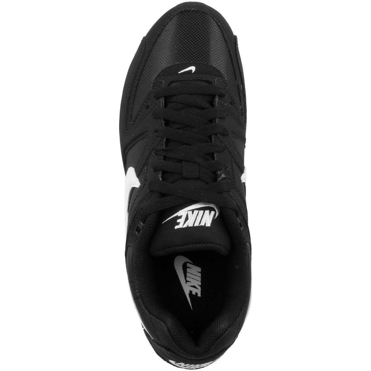NIKE Women's Low-Top Sneakers, Schwarz (Black/White 021), 8.5