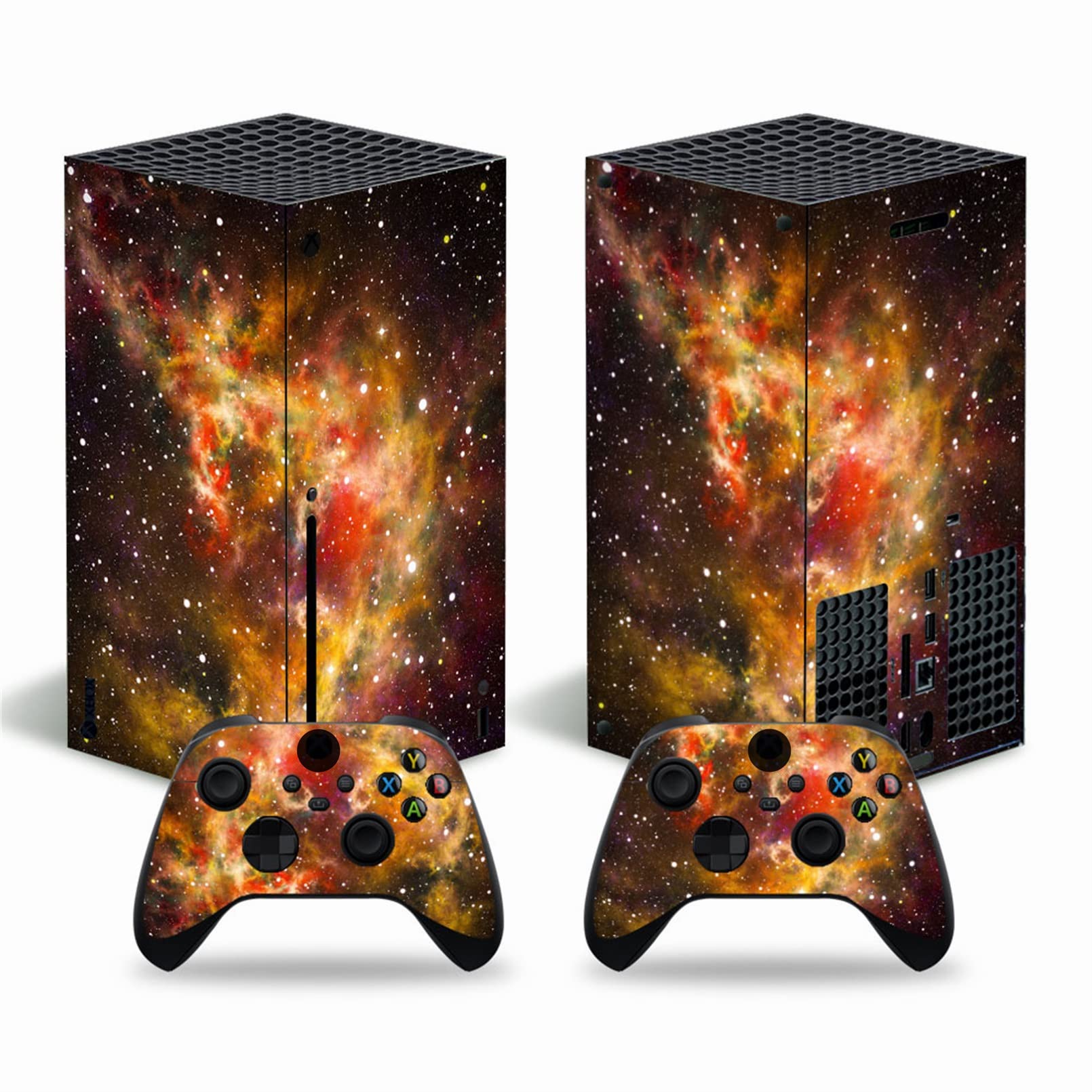 Top factory Skin Decal Protective Vinyl Skin Decal Cover for Series X Console Skins Wrap Sticker with Two Free Wireless Controller Decals 62337 Decal