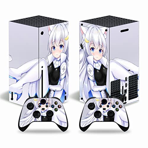 Top factory Skin Decal Protective Vinyl Skin Decal Cover for Series X Console Skins Wrap Sticker with Two Free Wireless Controller Decals 57995 Decal