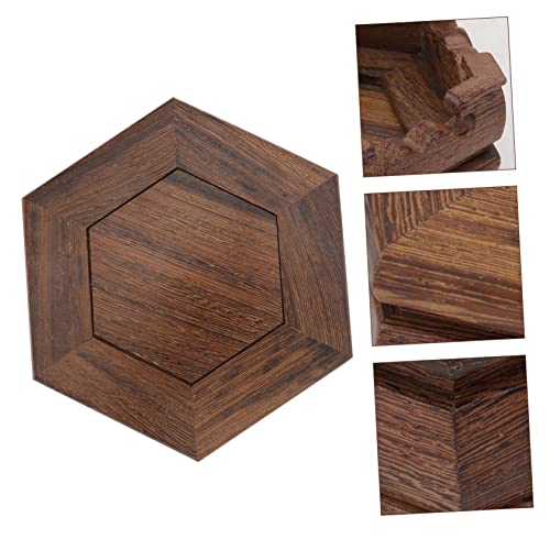 Yardwe 1pc Tank Flower Modern Desktop Vintage Stand Riser Artware Ball Bowl Aquarium Shelf Plant Cm Globe Tabletop Tray Platform Yard Sphere Room Garden Bonsai Display Fish Hexagon Drink