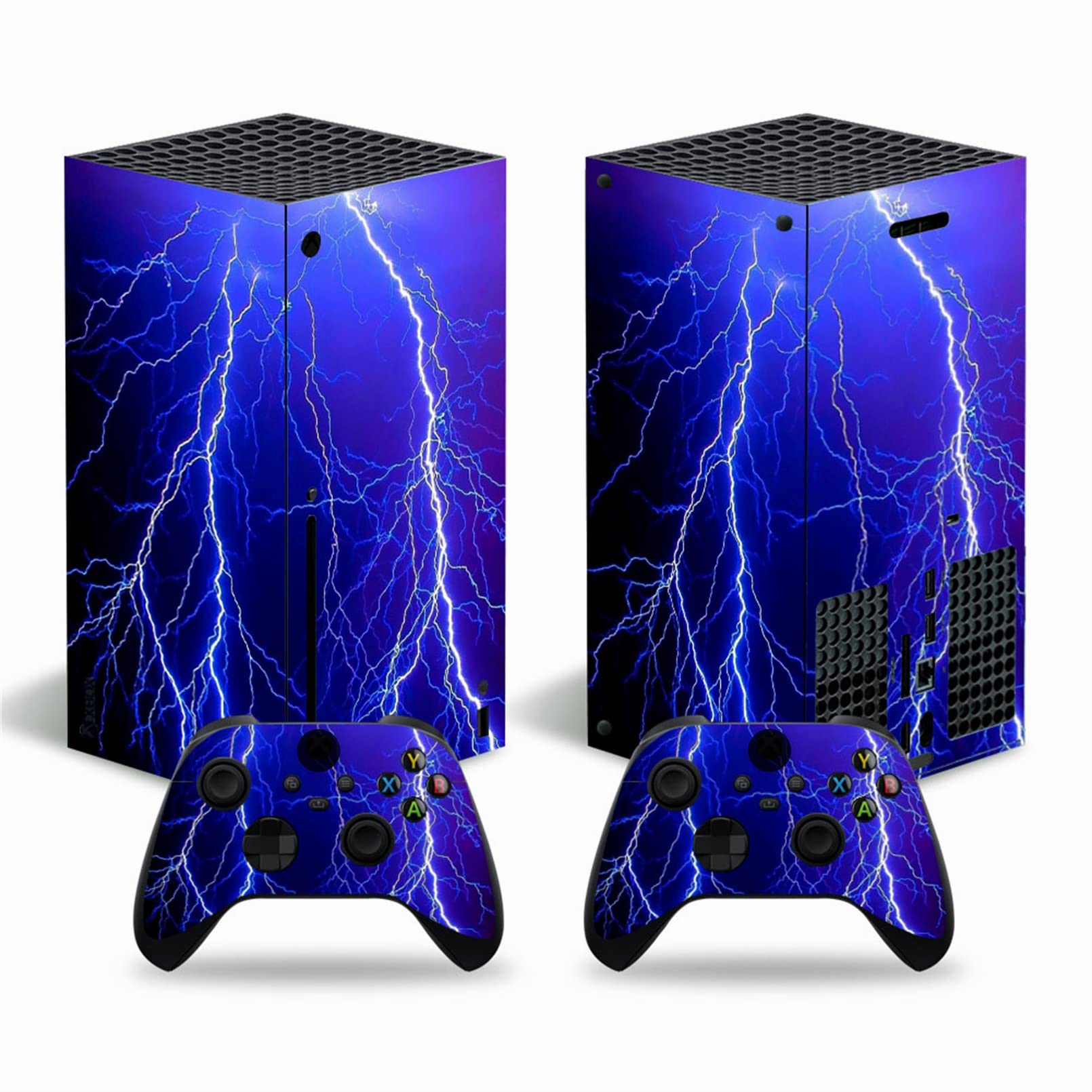 Top factory Skin Decal Protective Vinyl Skin Decal Cover for Series X Console Skins Wrap Sticker with Two Free Wireless Controller Decals 23911 Decal