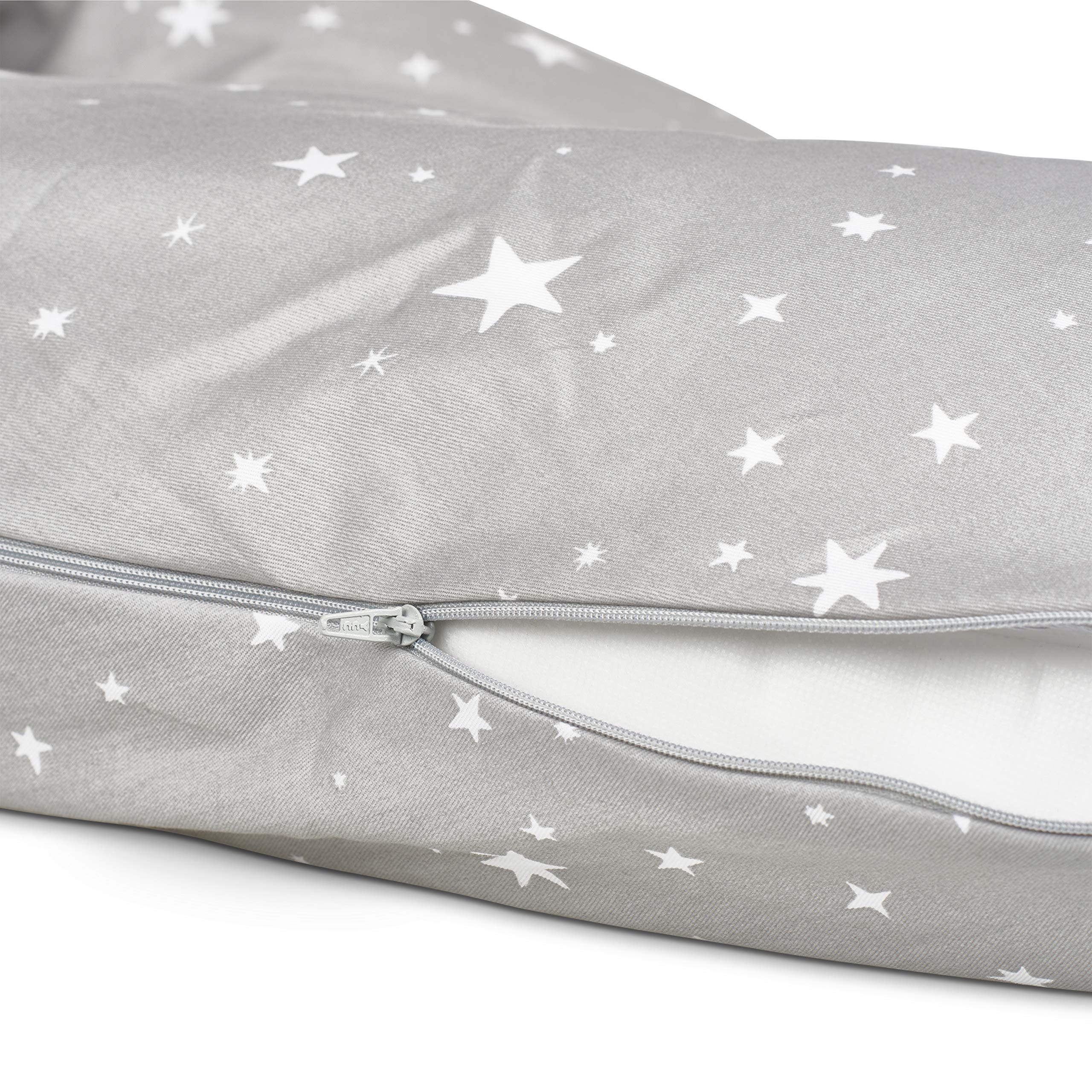 Medela Maternity Pillow, Nursing Pillow, Support Pillow and Breastfeeding Pillow in One, Flexible Moon Shape, Body-Hugging Design, Comfortable, Easy Positioning, Soft and Quiet Micro-Pearl Filling