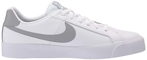Nike Men's Court Royale AC Sneaker, White/Light Smoke Grey, 12 Regular US
