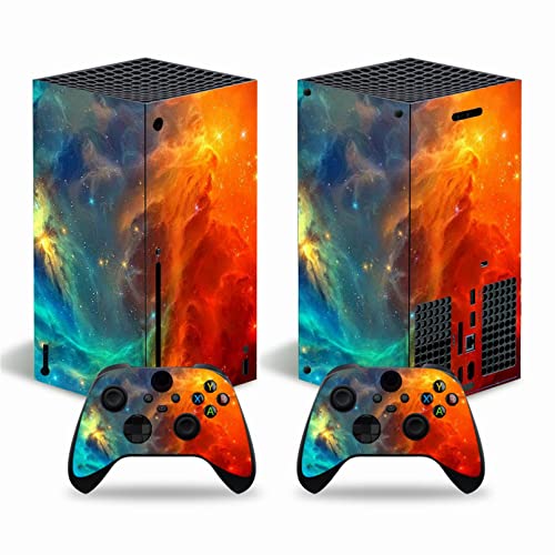 Top factory Skin Decal Protective Vinyl Skin Decal Cover for Series X Console Skins Wrap Sticker with Two Free Wireless Controller Decals 76450 Decal
