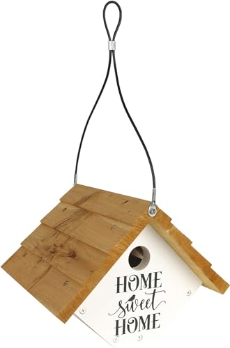 Wild Wings WWLH2-DECO Farmhouse Wren House, White