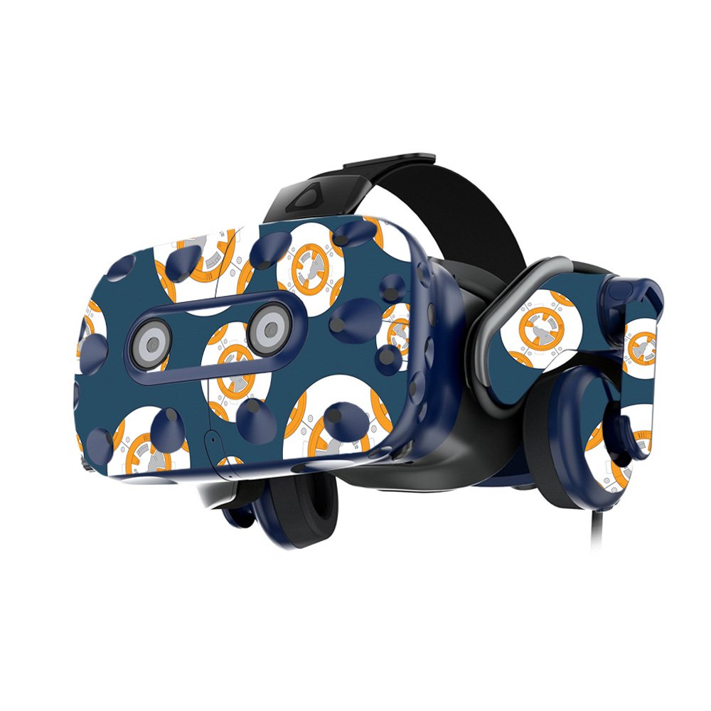 MightySkins Skin Compatible with HTC Vive Pro VR Headset - Mini Galaxy Bots | Protective, Durable, and Unique Vinyl Decal wrap Cover | Easy to Apply, Remove, and Change Styles | Made in The USA