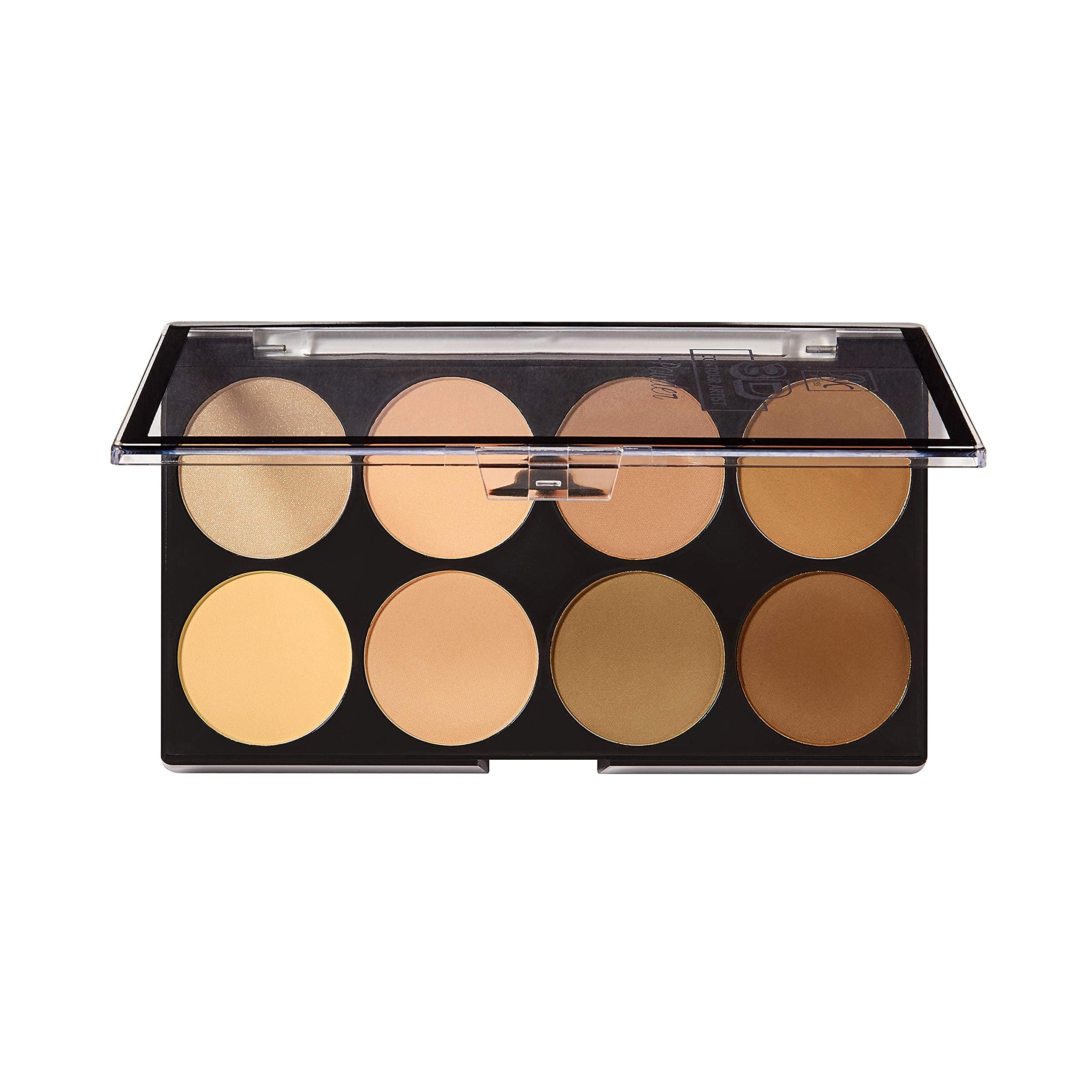 Ruby Kisses 3D Powder Contour Palette Medium Dark Define your cheekbones, perfect your nose, and sculpt your jawline