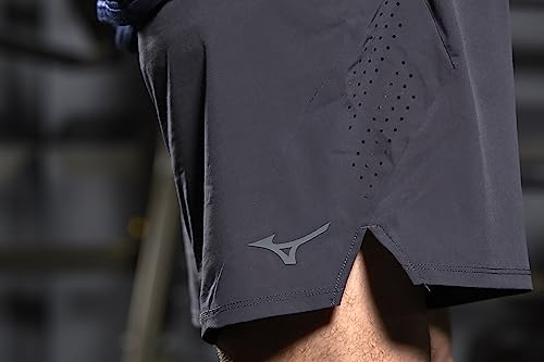 Mizuno Alpha 9" Short, Navy, X-Large