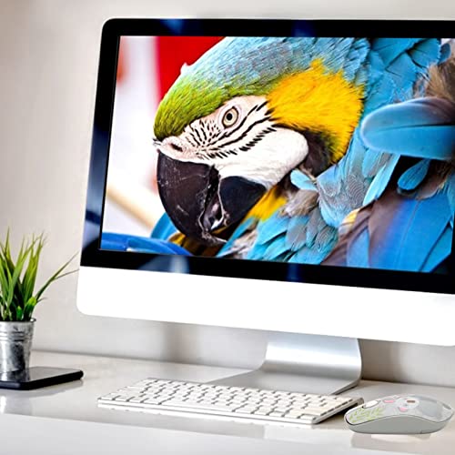 Wireless Mouse, 2.4GHz Wireless Game Mute Mouse, Portable Computer Mice, 3 Smart Sleep Modes, Cute Cartoon Koala Pattern, 1500DPI, for Office Home