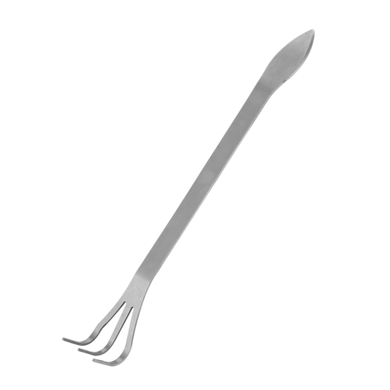 Stainless Steel Root Rake,Stainless Steel 3 Prong Root Rake Pick Loosen Soil Bonsai Tree Tool Set for Gardening Plants