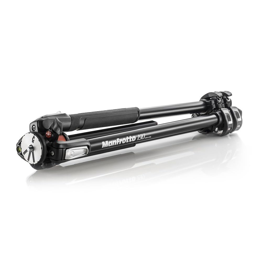 Manfrotto 190XPRO Aluminium 3 Section Tripod with Horizontal Column