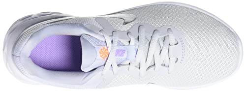 Nike Womens Revolution 6 RN Running Shoe DC3729 004 (Pure Platinum/Cave Purple, 7)