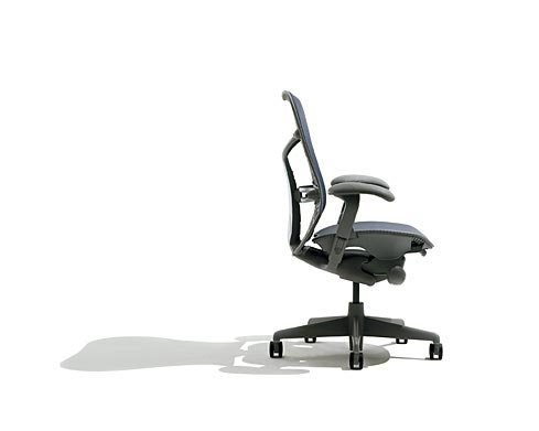 Mirra Chair Herman Miller Deluxe Fully Highly Adjustable Home Office Desk Task Chair MR223 with Forward Tilt Seat Angle, Adjustable Arms, Flexfront Seat, Graphite Frame with Graphite Airweave Seat and Triflex Backrest, Standard Casters