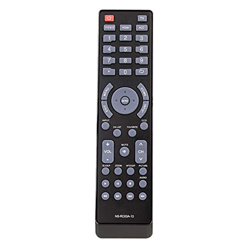 NS-RC03A-13 Replace Remote Control NSRC03A13 fit for Insignia LCD LED TV HDTV DX-60D260A13 NS-19E310A13 NS-19E320A13 NS-22E340A13 NS-24E340A13 NS-24L120A13 NS-32E320A13A NS-39D240A13 NS-39E340A13