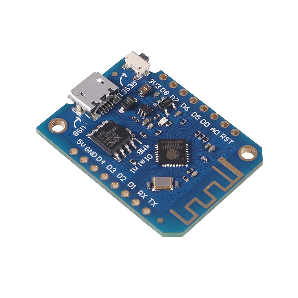 MELIFE 2 Pack for ESP32 D1 Mini ESP-32 WiFi+Bluetooth Development Module Board Base on ESP8266 Fully Functional Compatible with WeMos D1 Mini