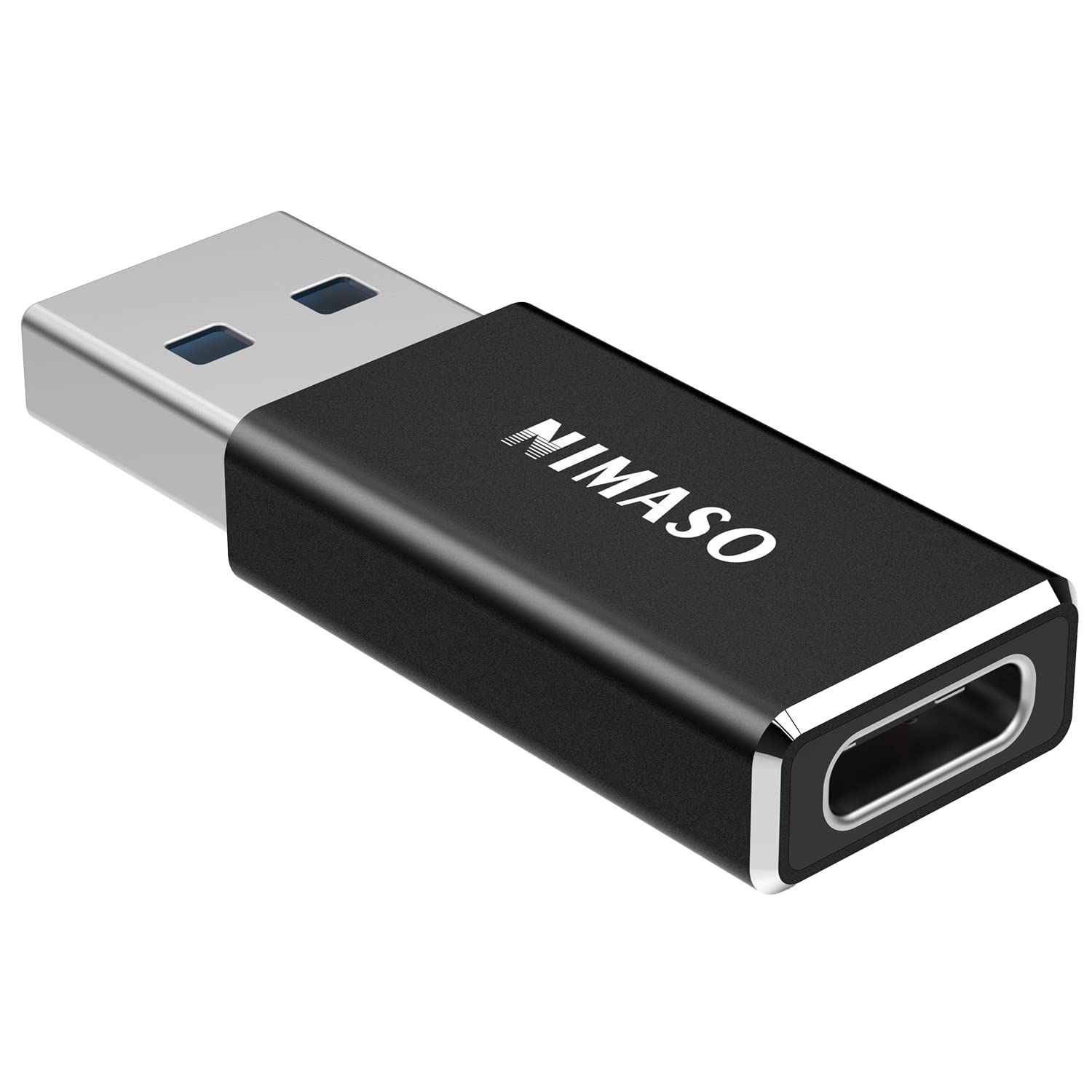 NIMASO USB C to USB 3.0 Adapter, USB C Female to USB Male Adapter, USB C 3.1 Gen 1 Adapter 5Gbps Compatible with iPhone 13 12 11 Pro Max, iPad 2020, Samsung Galaxy S20 S21,Google Pixel,Laptop