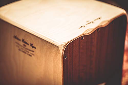Meinl Artisan String Cajon with Mongoy Frontplate / Baltic Birch Body - MADE IN SPAIN - BulerĂa Line, 2-YEAR WARRANTY (AEBLMY)