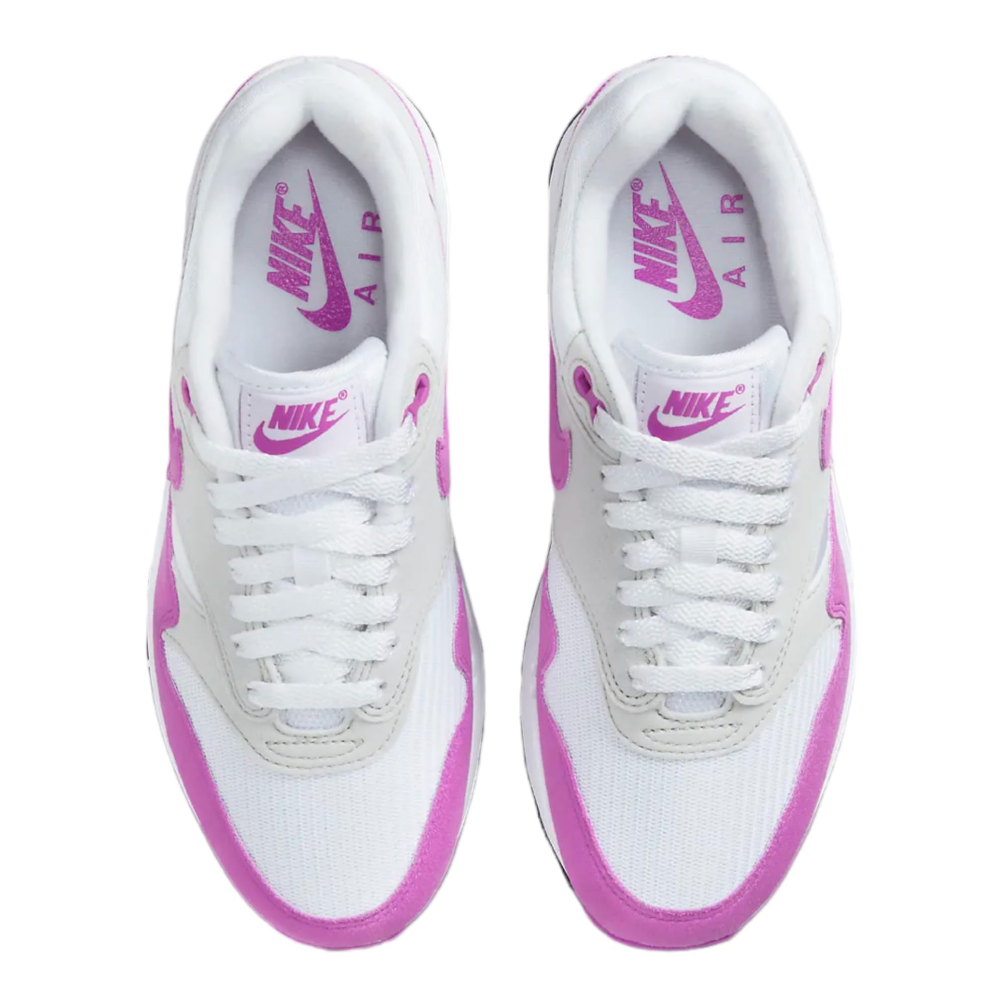 Nike Womens Air Max 1 Neutral Grey/Fuschia Dream DZ2628-001 7.5